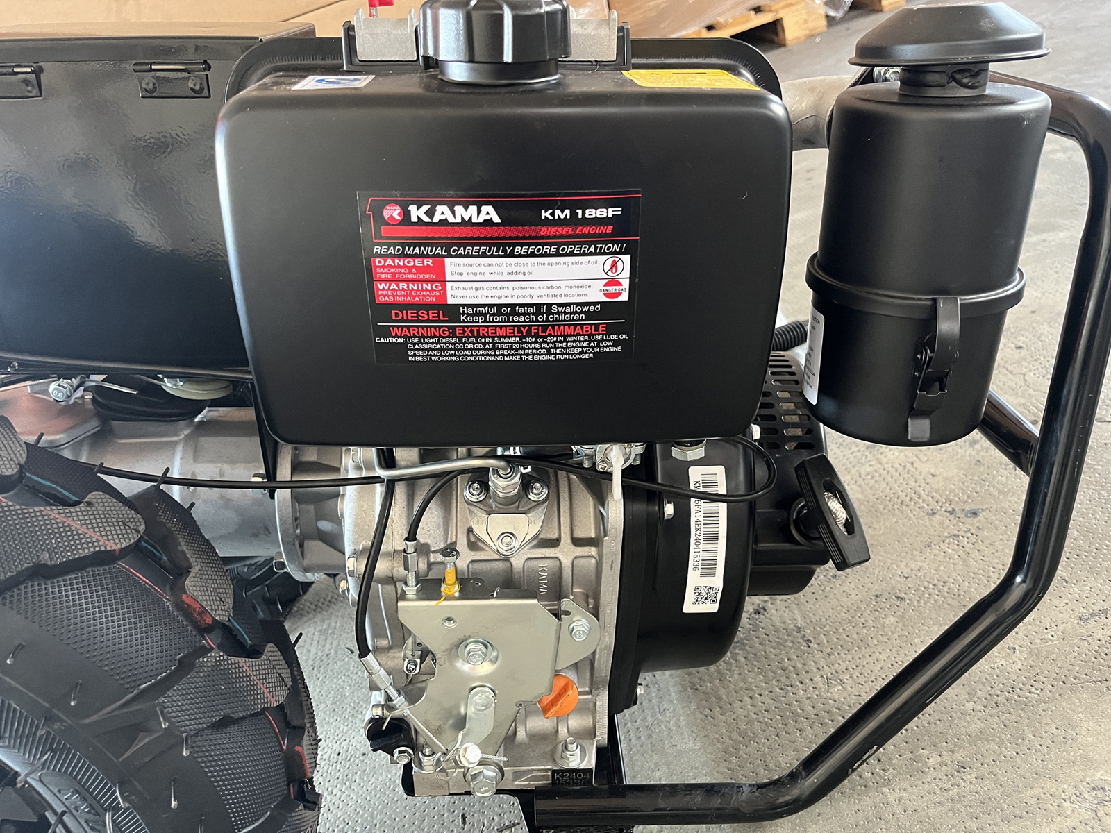 reversible two wheel tractor with tiller kama